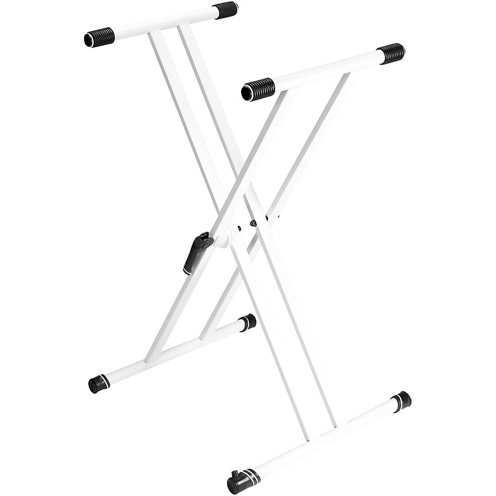 Gravity Stands KSX 2 Double X-Braced Keyboard Stand, White - Walmart.com