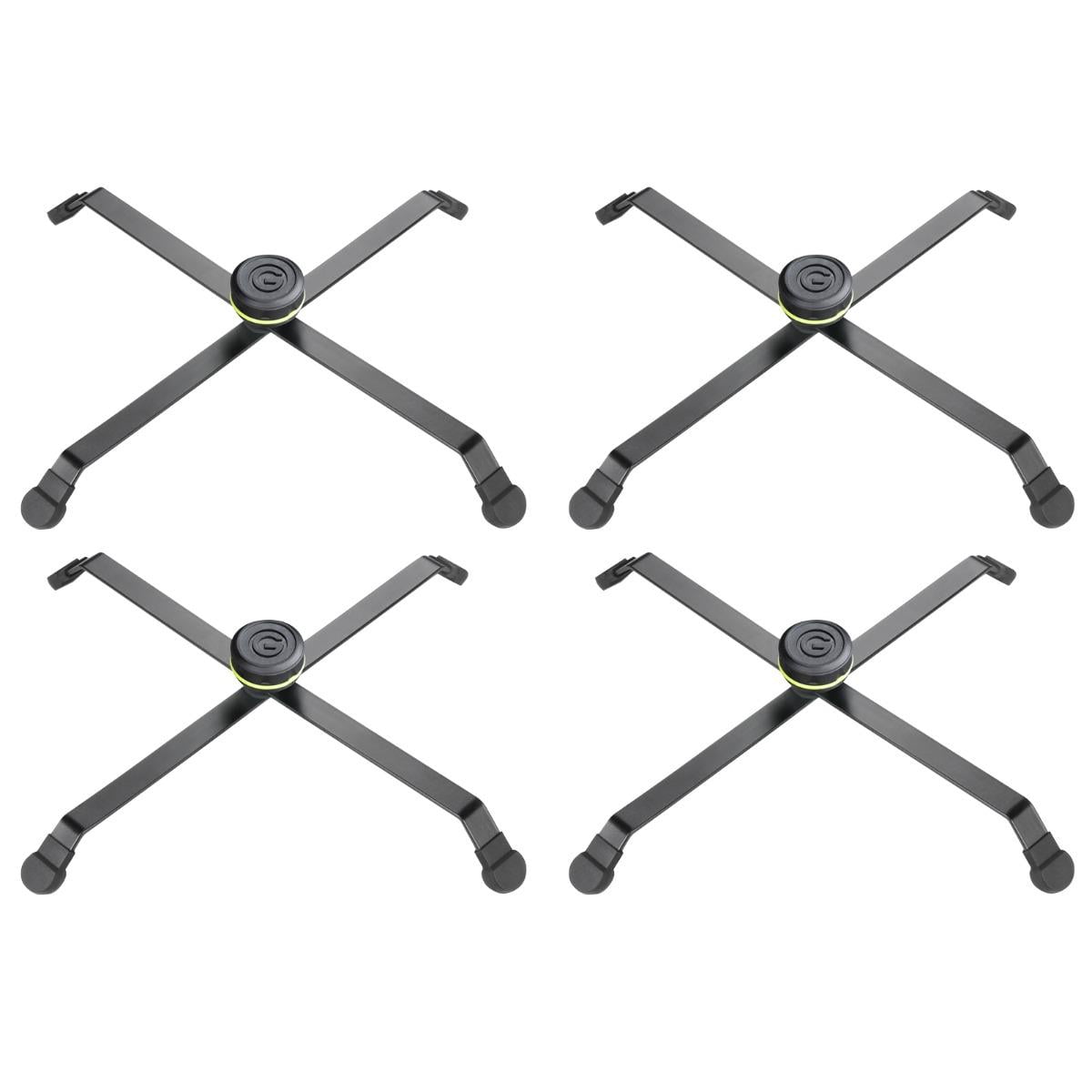 Gravity Stands LS FLOORX B Foldable Floor Stand for Spots 4-Pack ...