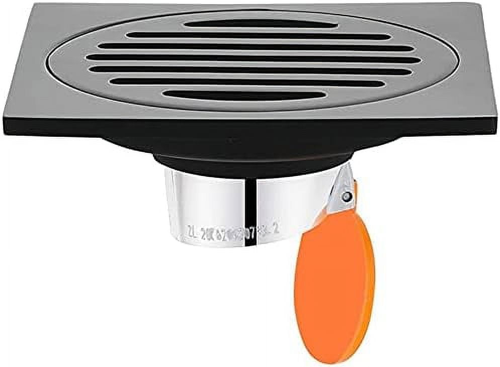 Gravity Switches Floor Drain, Stainless Steel, Tip-Toe Design, Large ...