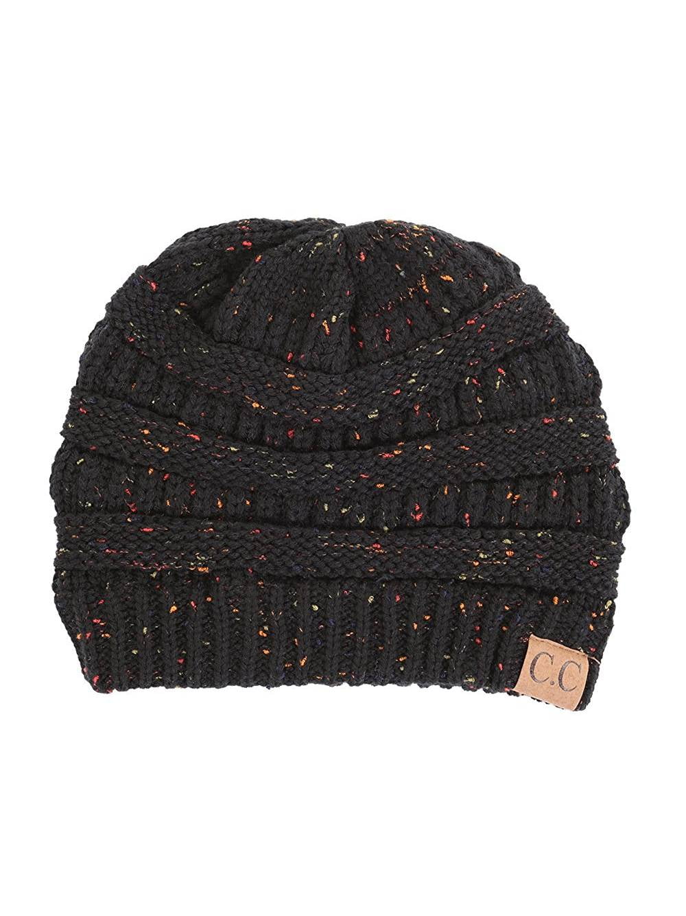 Gravity Threads Confetti Knit Soft Beanie, Black - Walmart.com