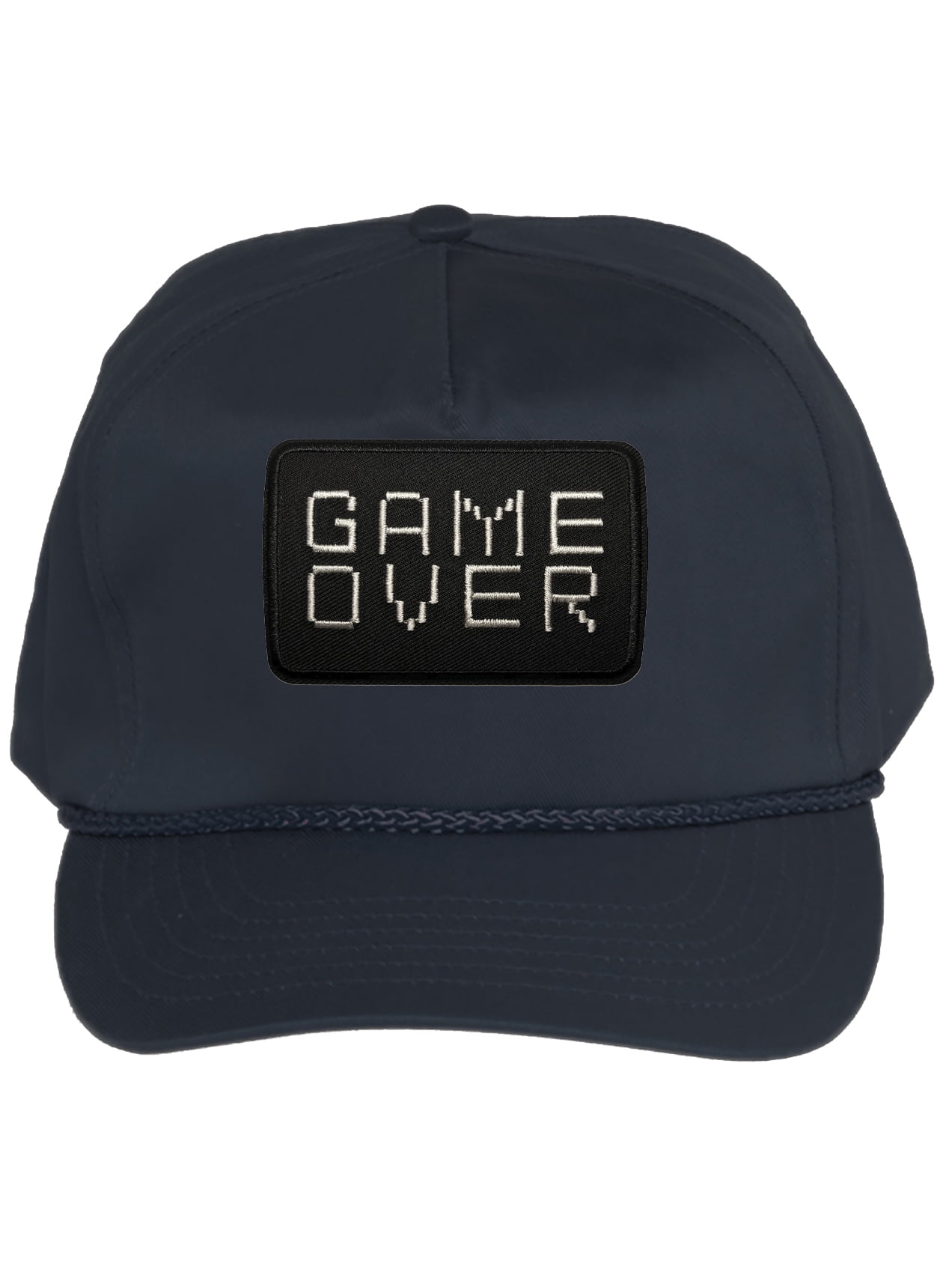 Gravity Threads Game Over Patch Cotton Twill Cap - Navy - Walmart.com