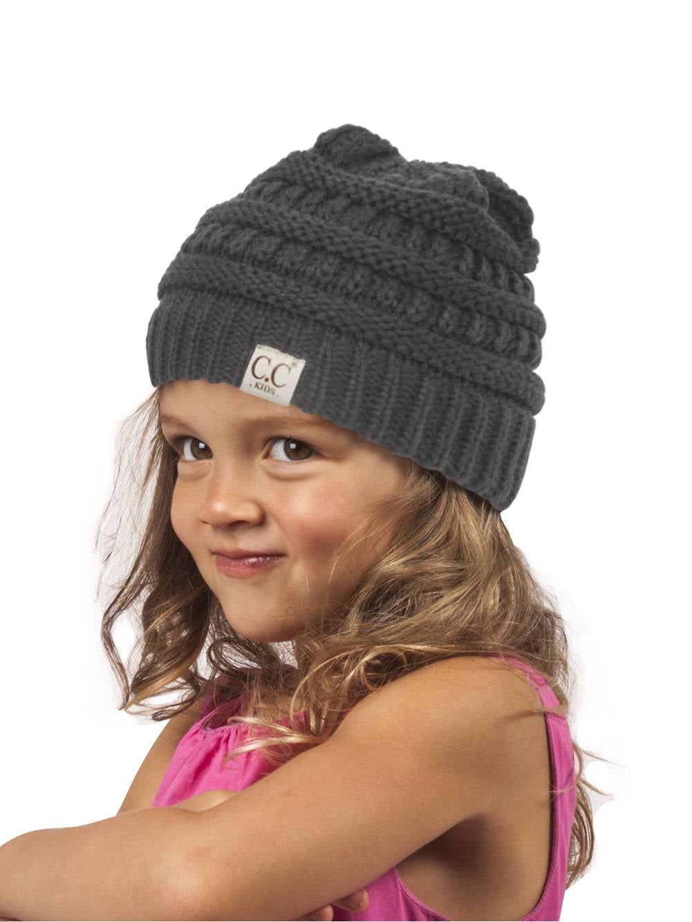 Gravity Threads Kids Soft Beanie, Dark Grey - Walmart.com