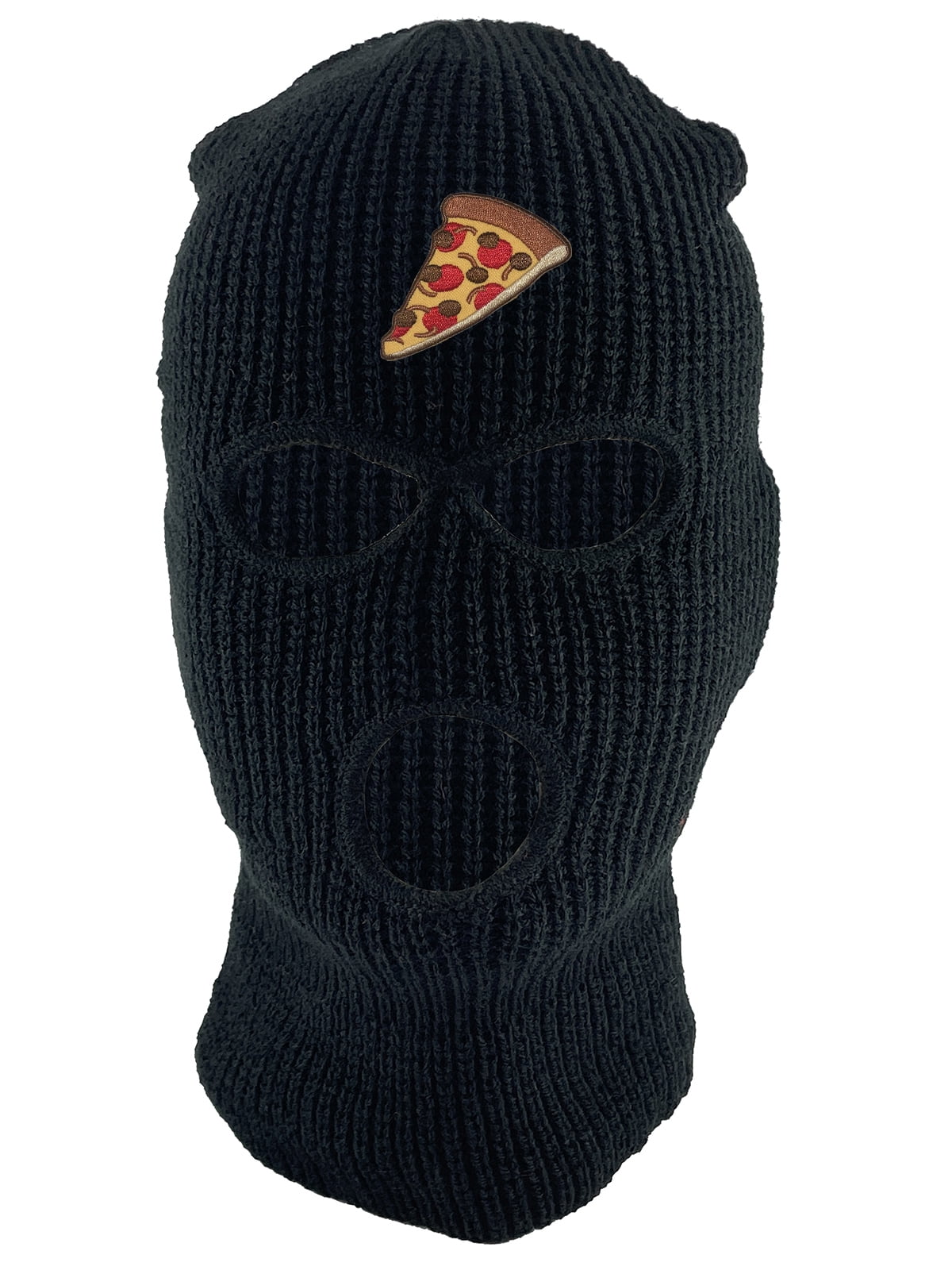 Gravity Threads Pizza Slice Patch 3-Hole Ski Mask - Black - Walmart.com