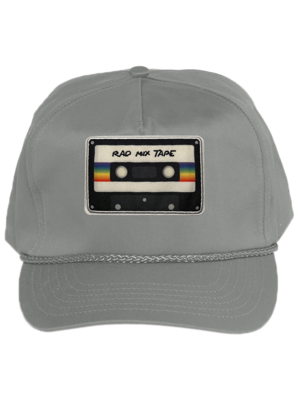 Gravity Threads Rad Mix Tape Patch Cotton Twill Cap - Grey - Walmart.com