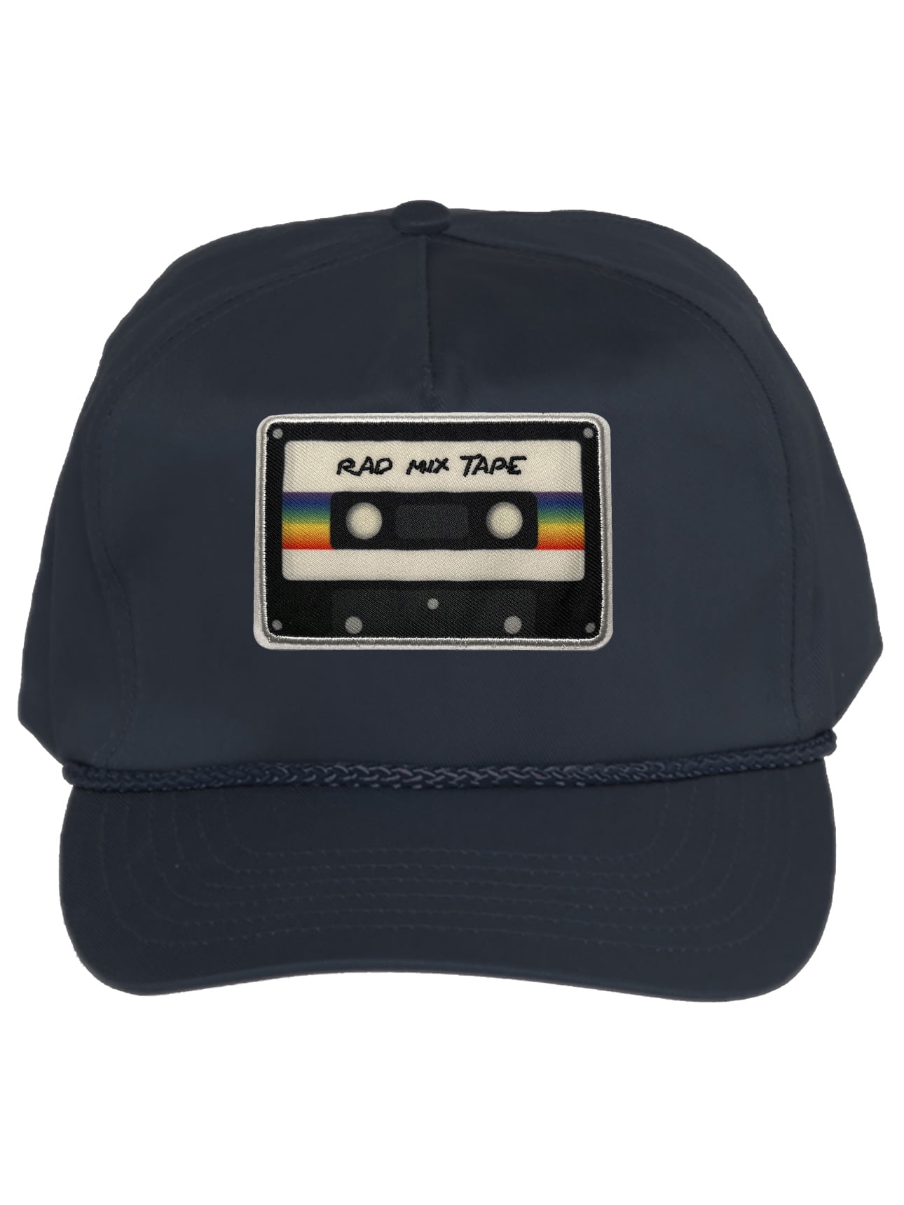 Gravity Threads Rad Mix Tape Patch Cotton Twill Cap - Navy - Walmart.com