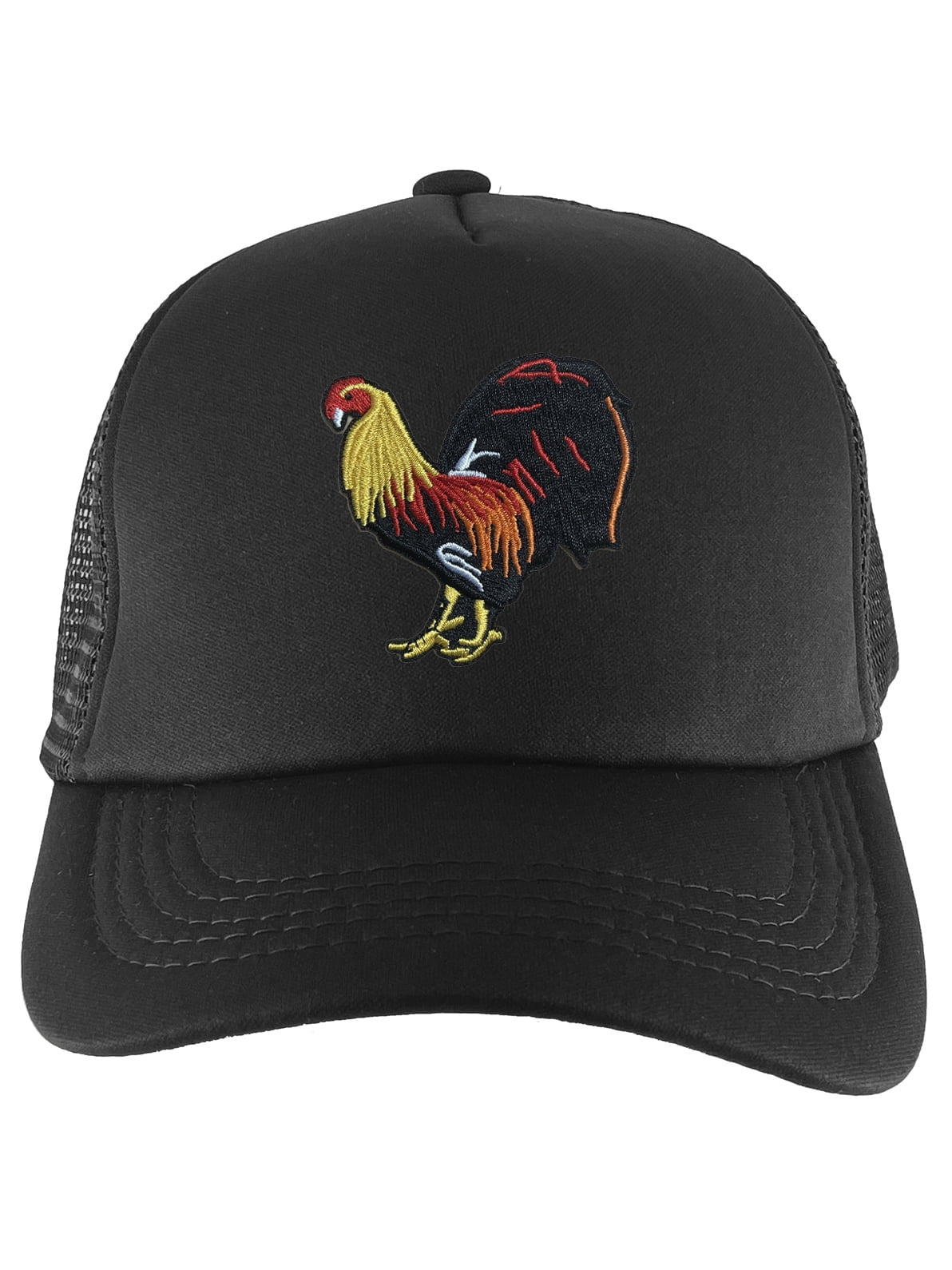 Gravity Threads Rooster Patch Adjustable Trucker Hat - Black - Walmart.com
