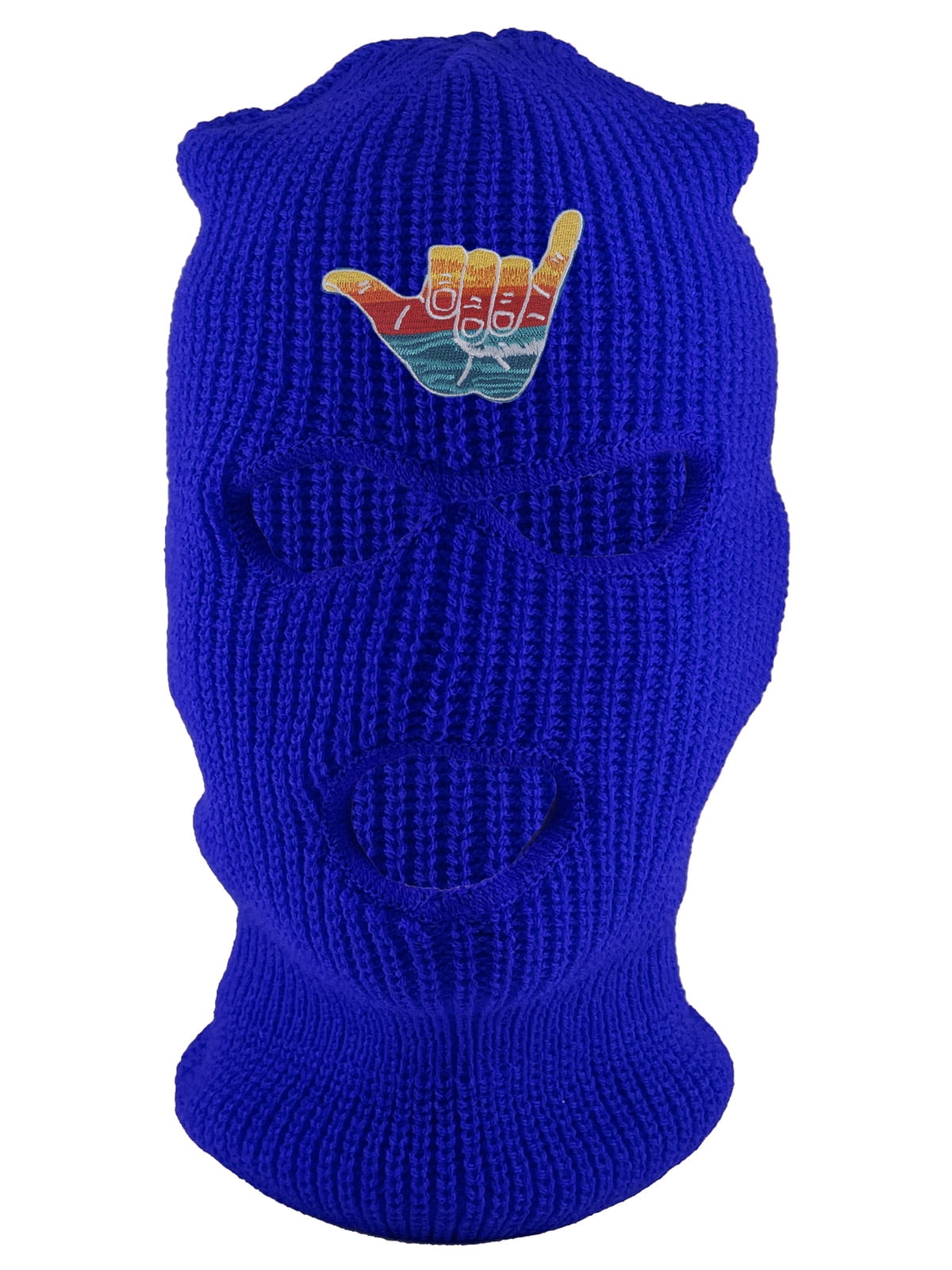 Gravity Threads Shaka 3-Hole Ski Mask - Royal - Walmart.com