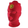 Gravity Threads Smile Face 3-Hole Ski Mask - Cross Eye - Red - Walmart.com