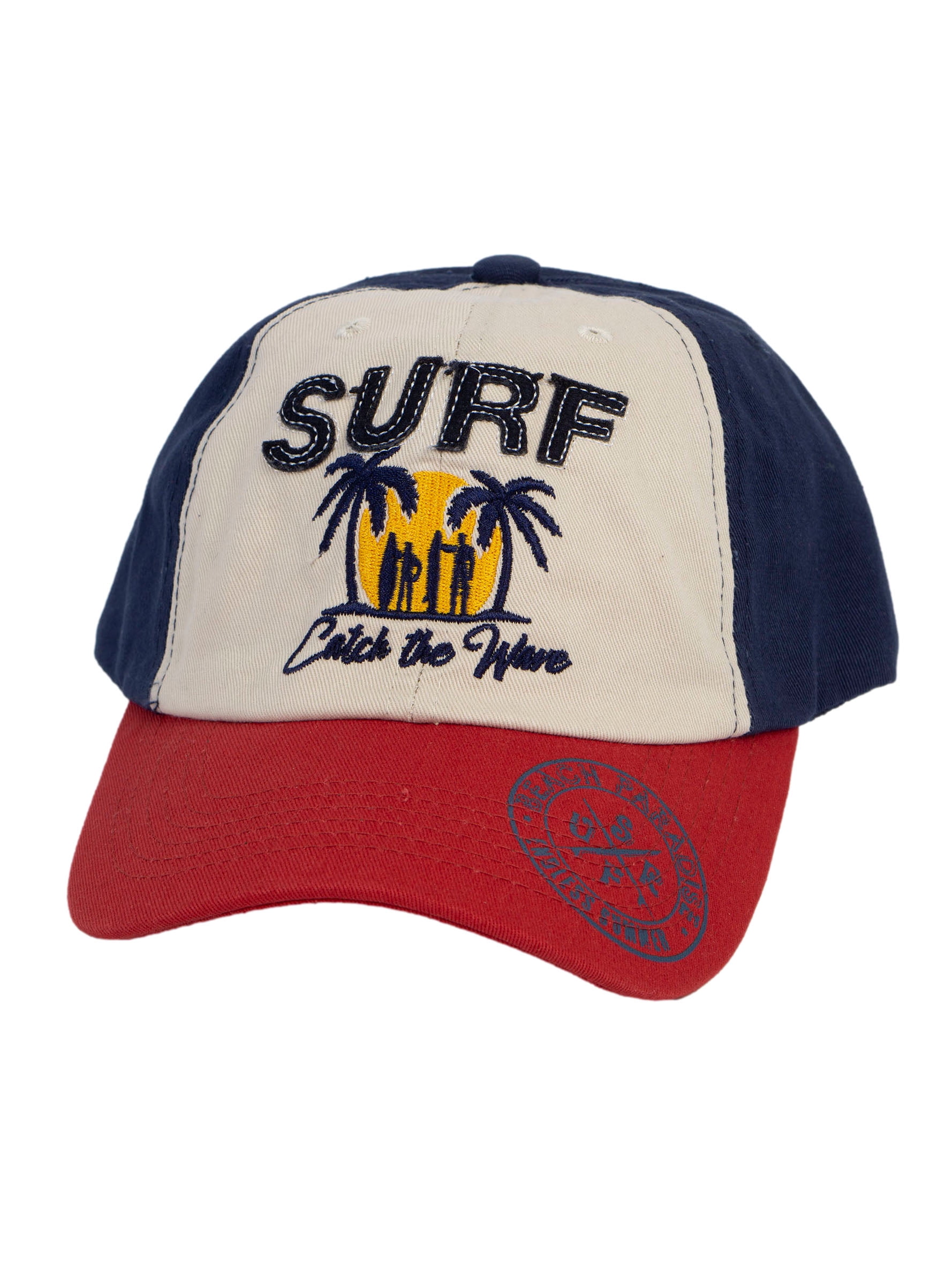 Gravity Threads Surf Catch the Wave Adjustable Baseball Hat, Red/Blue ...