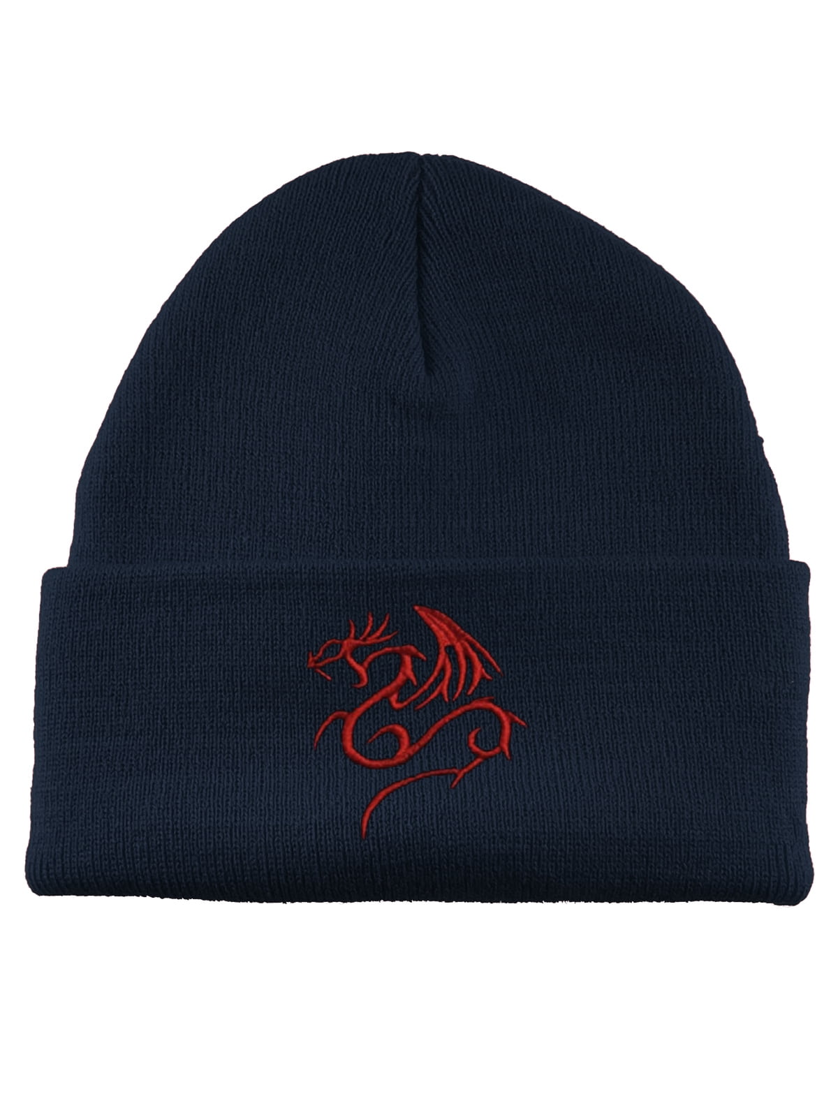 Gravity Threads Tribal Dragon Cuffed Beanie - Navy - Walmart.com