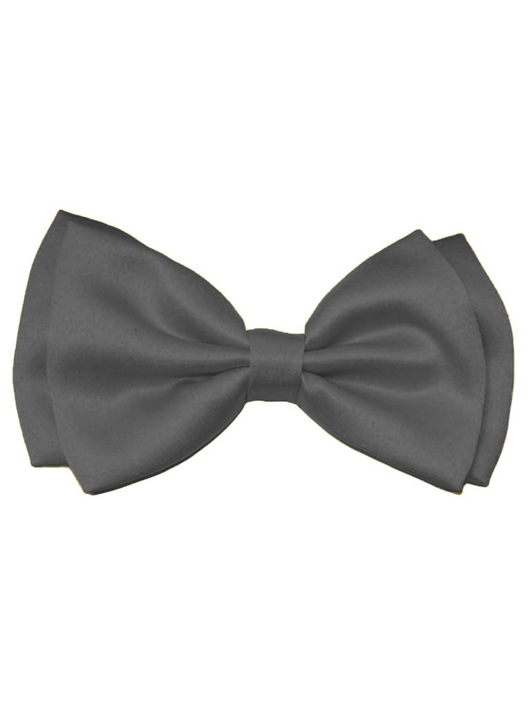 Gravity Threads Tuxedo Solid Color Bow Tie, Dark Grey - Walmart.com