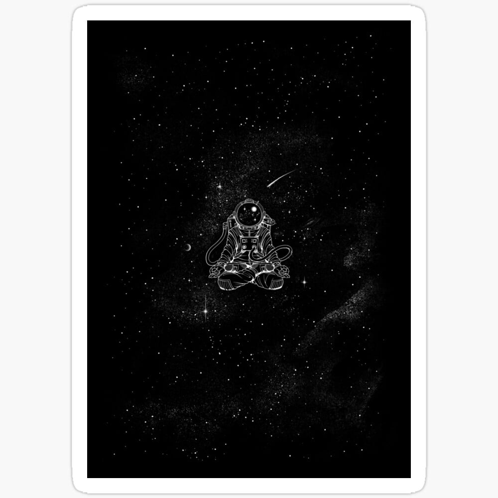 Gravity Tobe Fonseca Zen Astronaut Sticker Phone Decal Water Bottle ...
