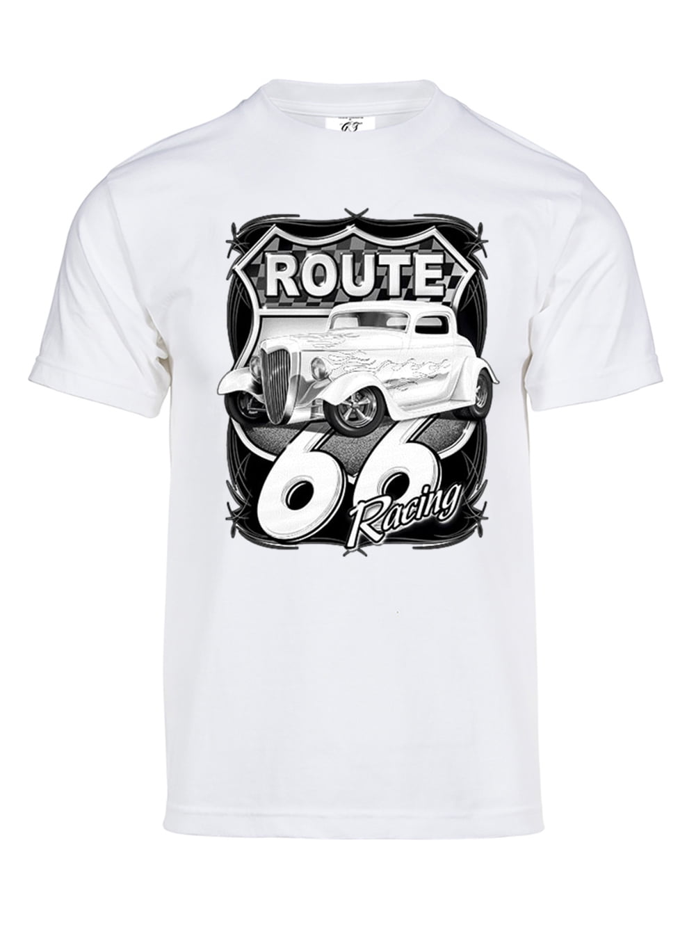 Gravity Trading Mens Route 66 Solar Color Changing Shirt Sun Tee, White ...
