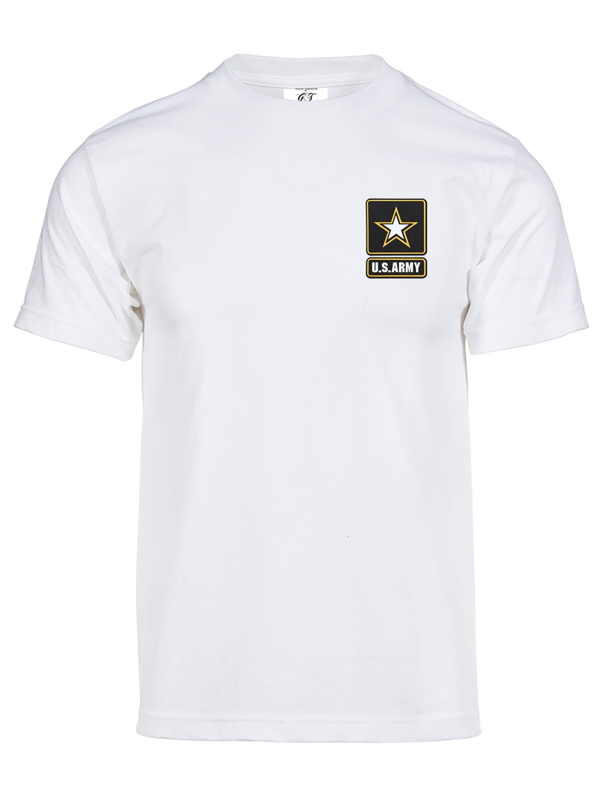 Gravity Trading Mens U.S. Army Short Sleeve Pocket Logo T-Shirt - White ...