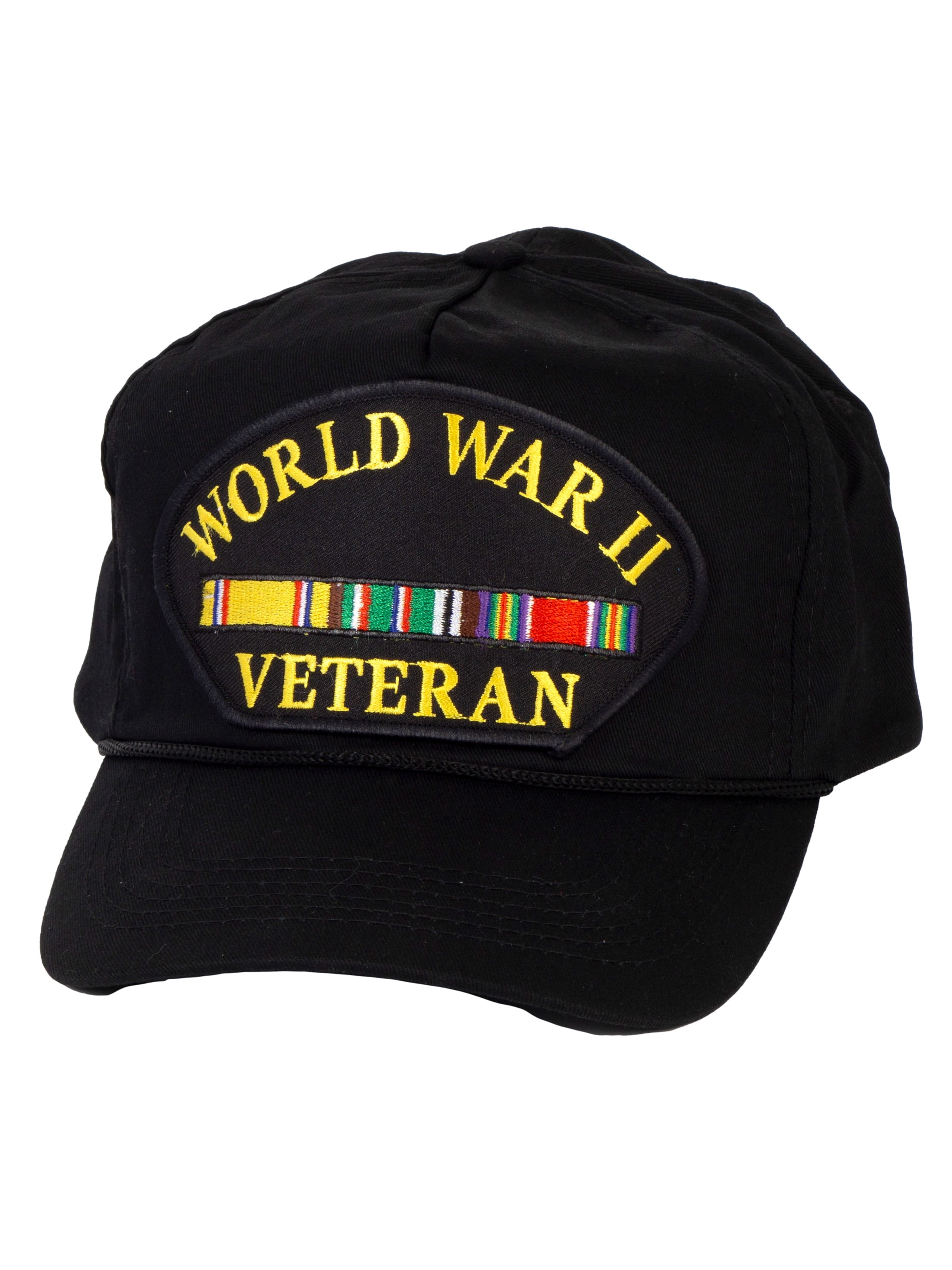 Gravity Trading Military Hats For Men - World War II Veteran Hat Black ...