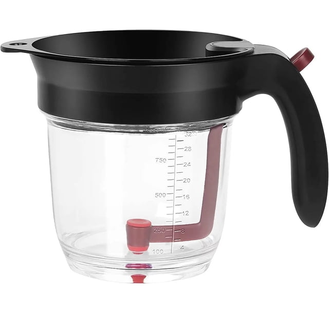 Gravy Fat Grease Separator 1L with Bottom Release - Soup, Stock and Oil ...