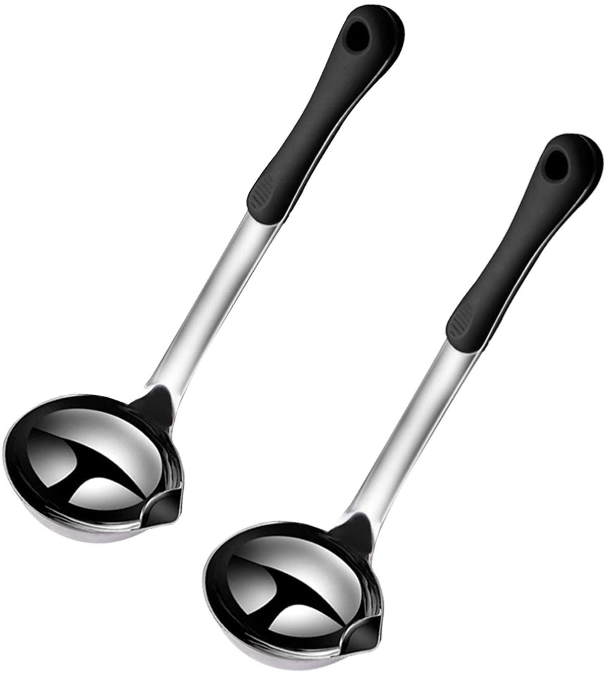 Gravy Ladle with Anti-scalding Handle Stainless Steel Oil Fat Separator ...