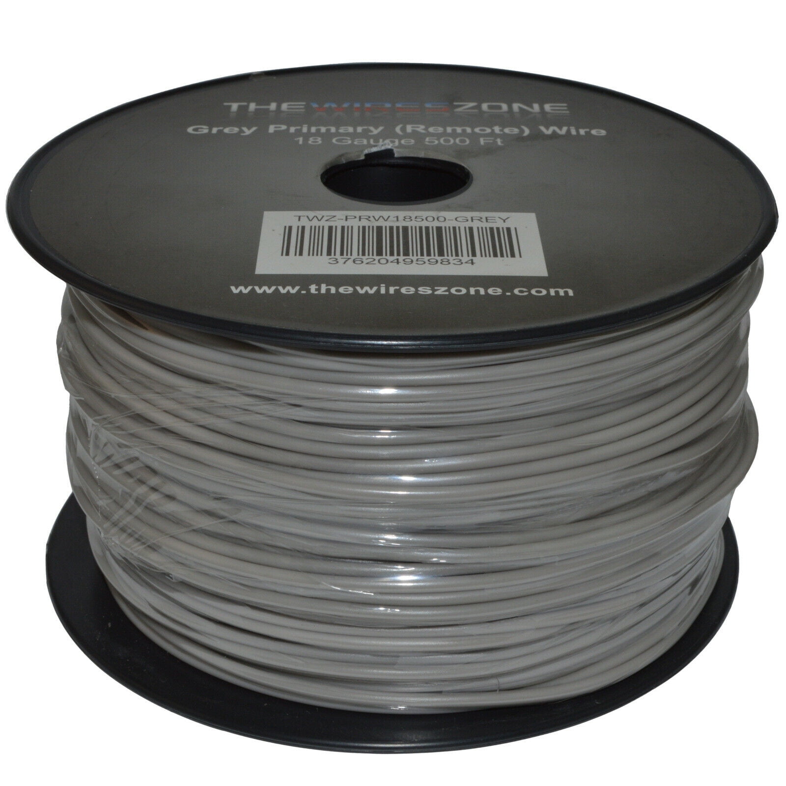 Gray 18 Gauge AWG 500' ft Stranded Primary Remote Wire Cable - Walmart.com
