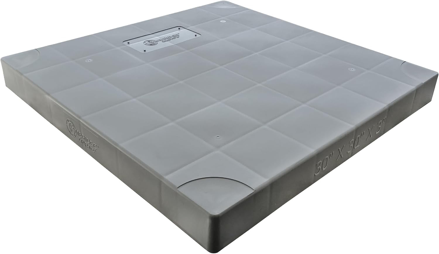 Gray AC Condenser Pad/Base, 30x30x3 in – Supports Air Conditioner Units ...