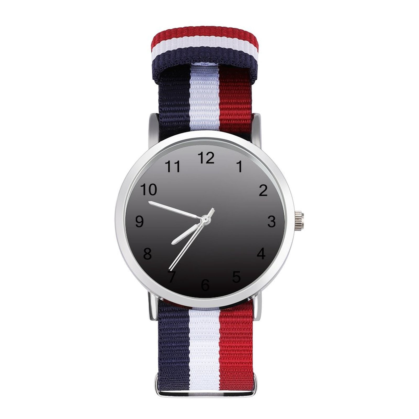 Gray And White Gradient Casual Wrist Watches for Men Women Simple Large Face Watch Valentine's ...