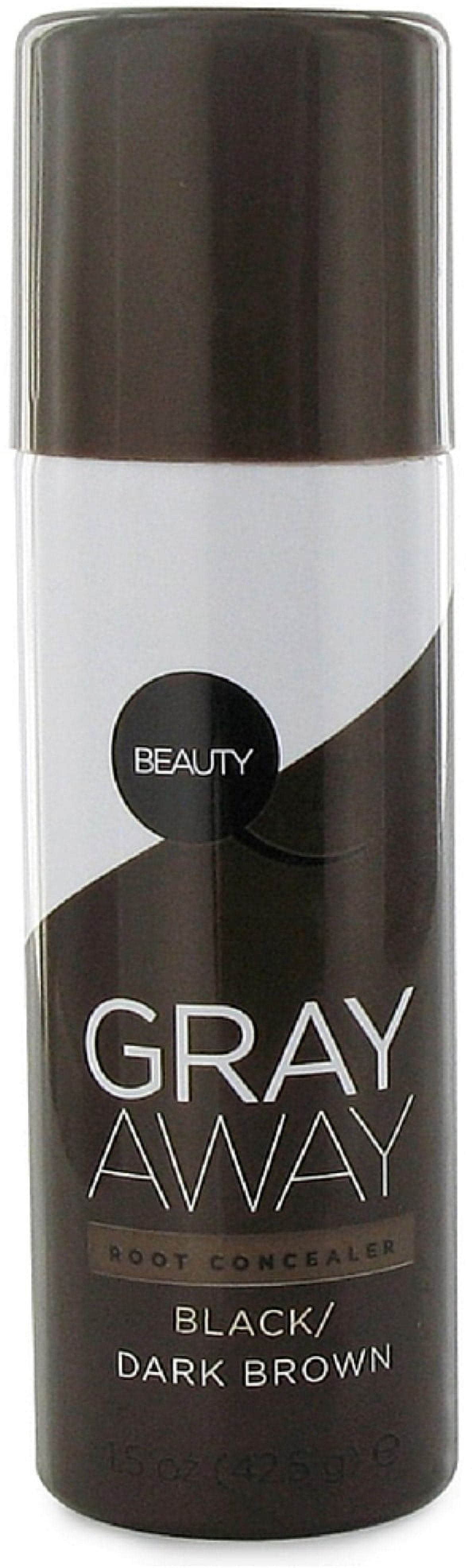Gray Away Root Concealer, Black to Deep Medium Brown 15 oz - Walmart.com