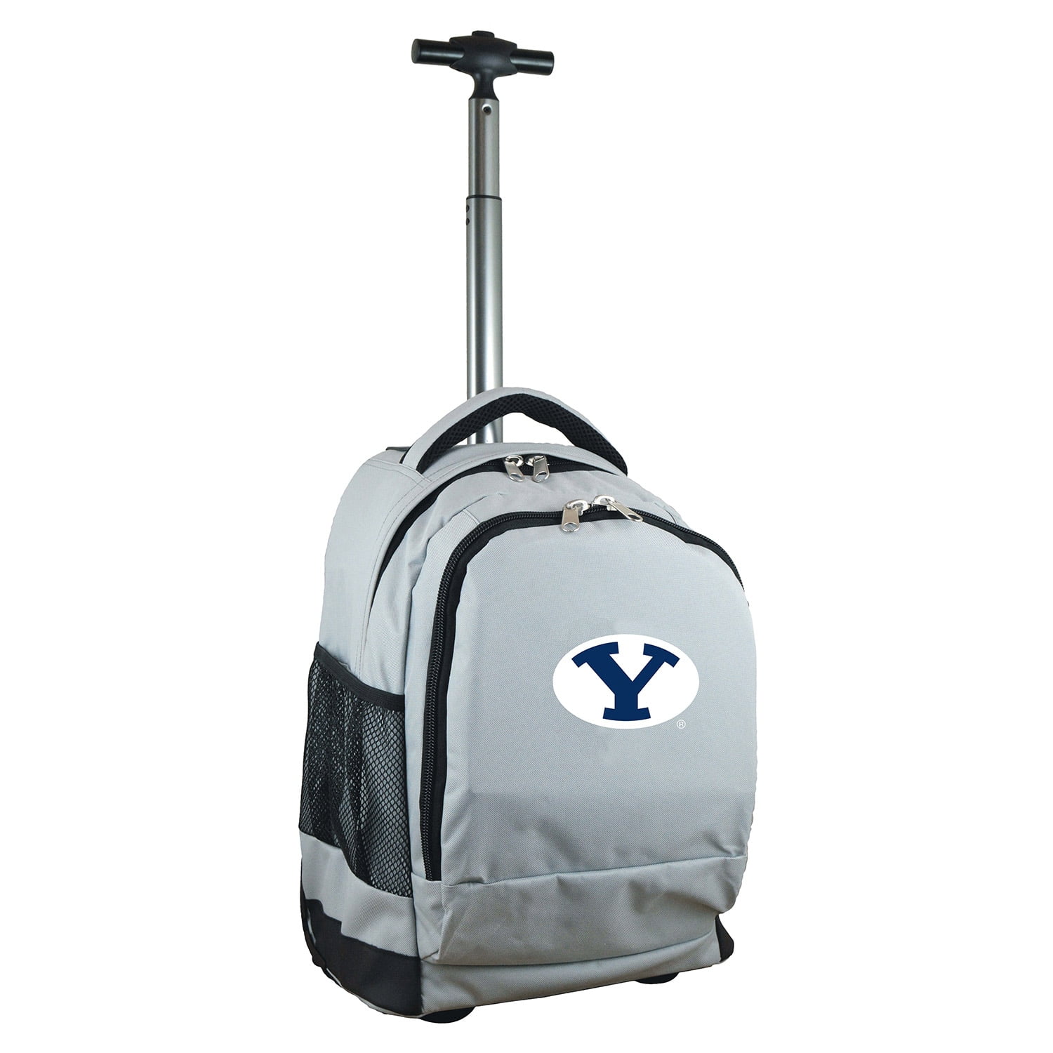Gray BYU Cougars 19'' Premium Wheeled Backpack - Walmart.com