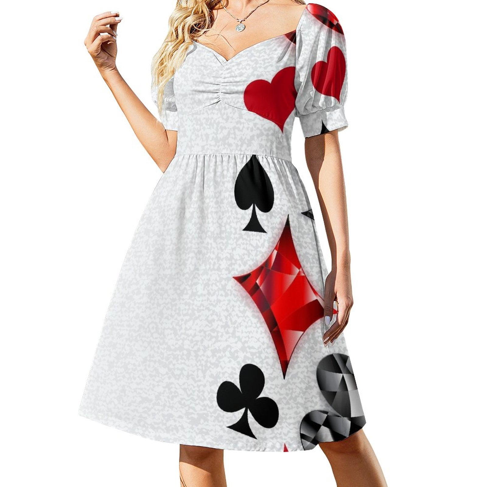 Gray Background with Polygonal Playing Cards Symbols Dress Dance ...