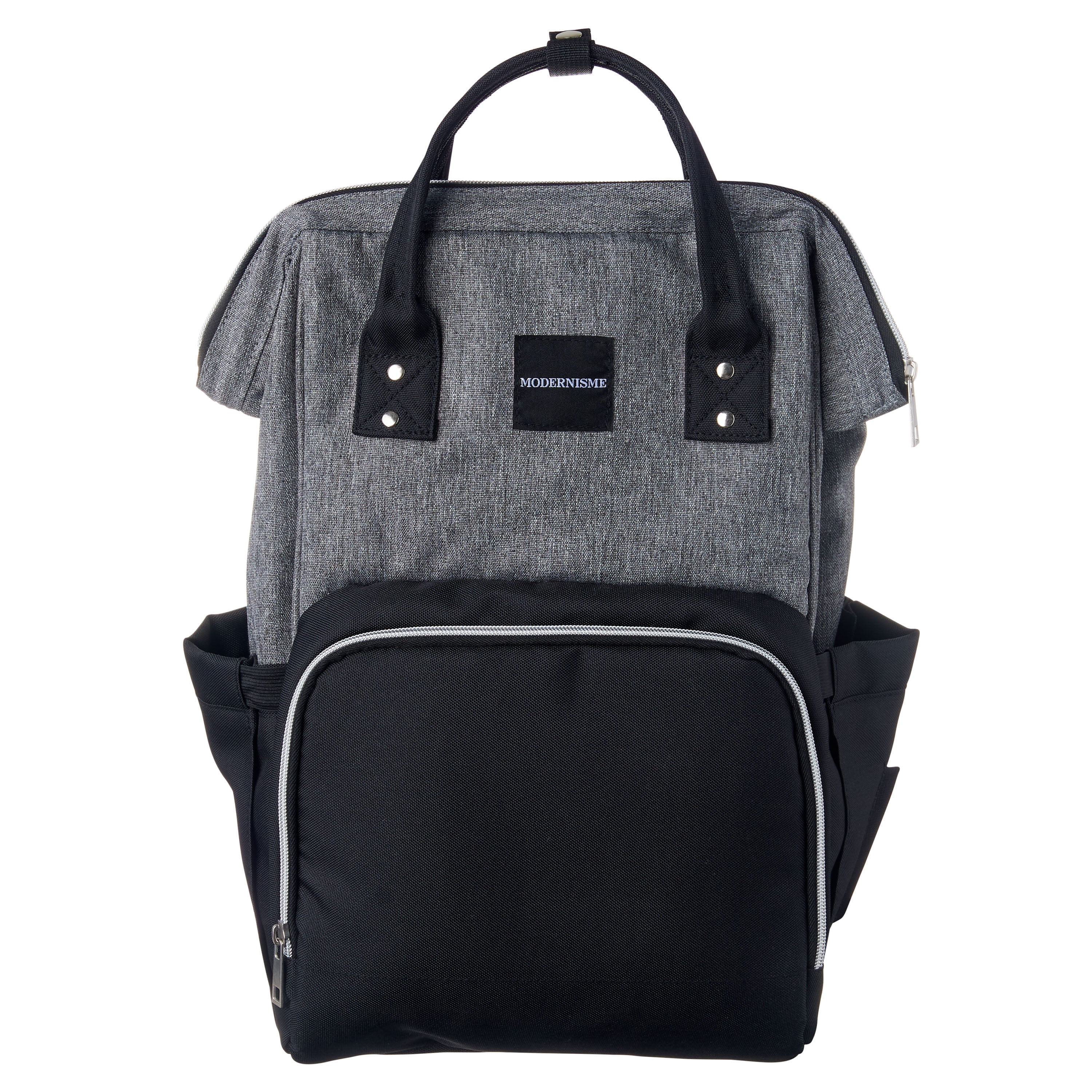 Gray & Black MODERNISME Backpack Diaper Bag - Walmart.com