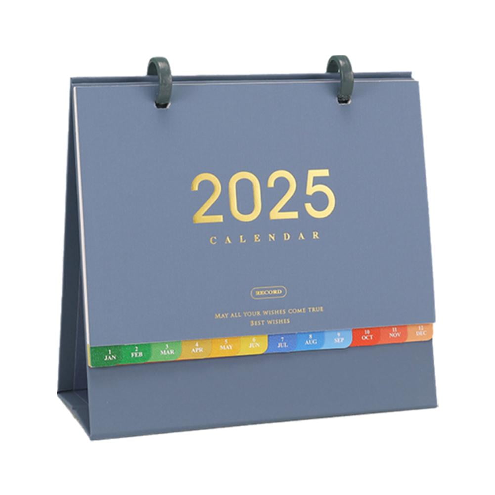 Gray Blue2025 C 2025 Desk Calendar Corporate Desktop Ornaments Peace ...