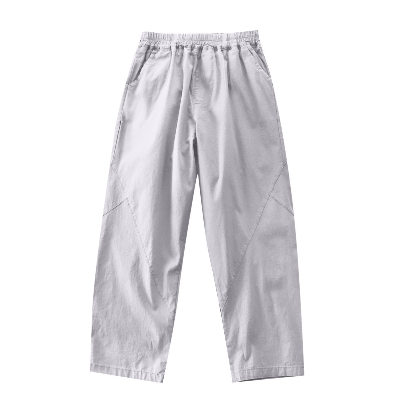 Gray Boy Girl Boy Loose Fit Pants Coats Sweatpants for Boys Work Cargo ...