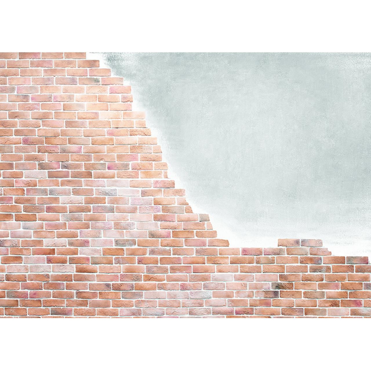 Gray Brown Antique Brick Wall Photography Backdrops Props Cement ...