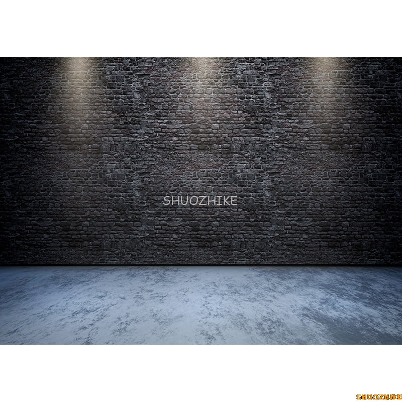 Gray Brown Antique Brick Wall Photography Backdrops Props Cemt Texture ...