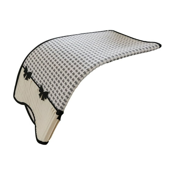 Gray Butterfly Edge Winter Sofa Cushion, Thickened Warm Seat Cover, Non ...