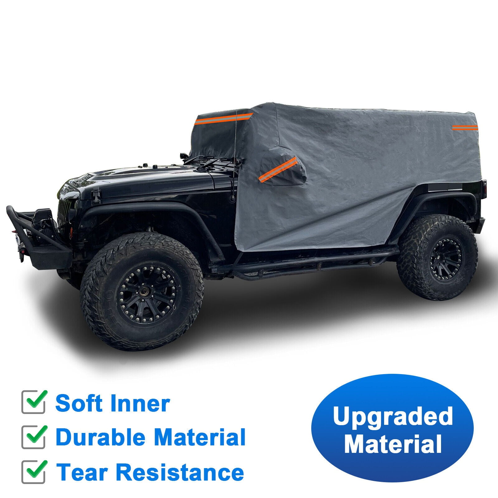 Jeep Wrangler JK JL 4 Door 2008-2023 Waterproof Car Cover, Rain ...
