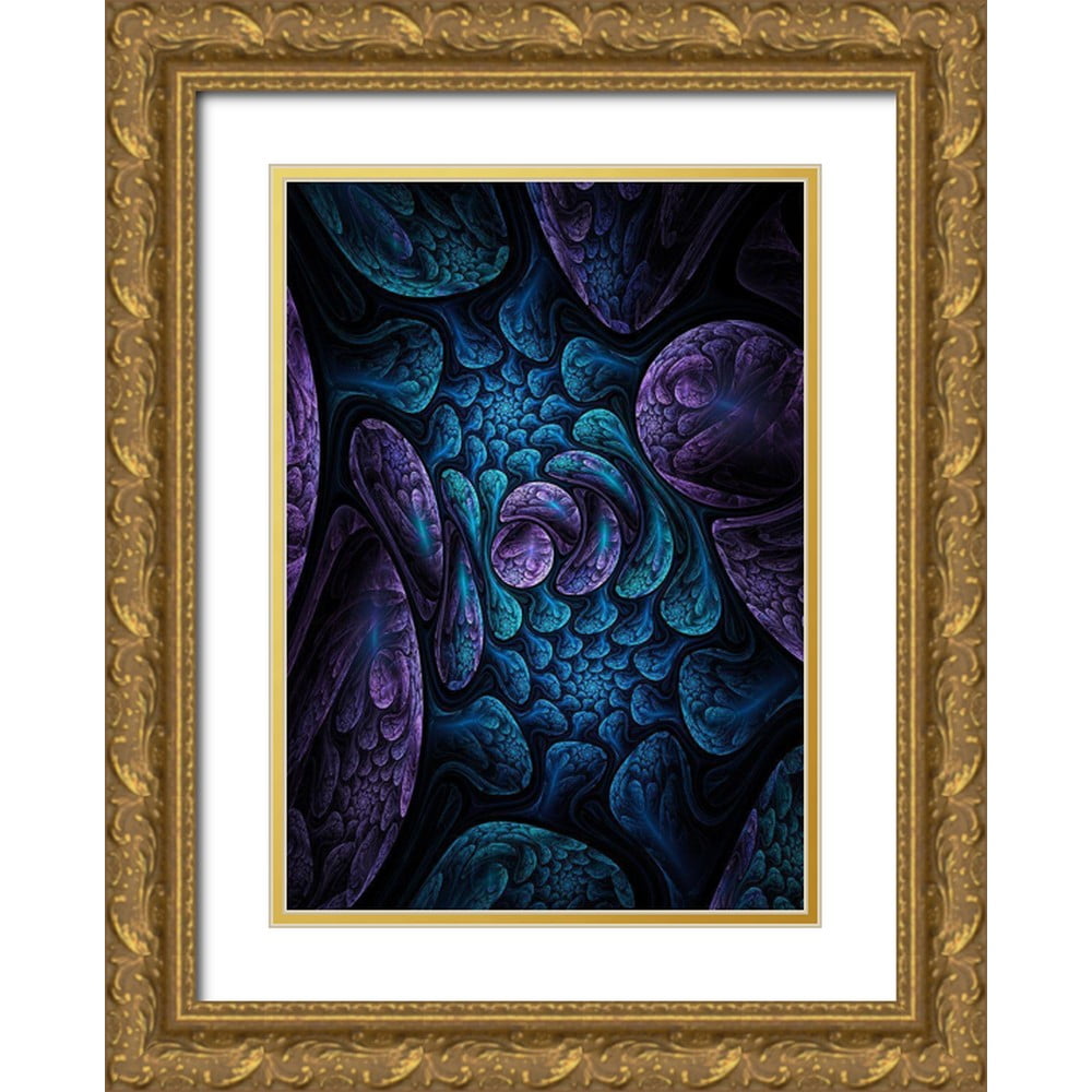 Gray, Cameron 11x14 Gold Ornate Wood Framed with Double Matting Museum ...