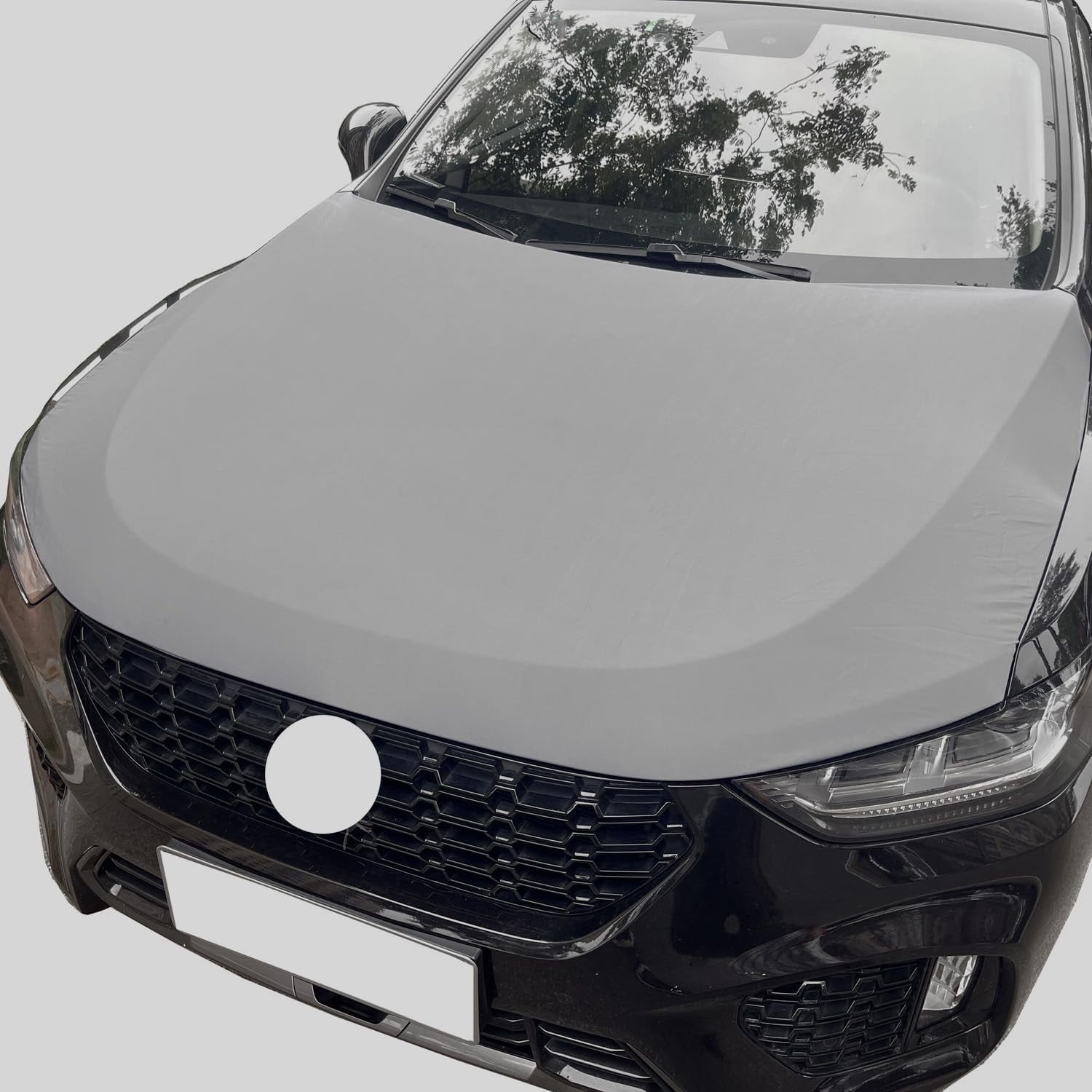Gray Car Hood Cover Flag Oversized,6X7FT,100% Polyester Elastic Fabrics ...
