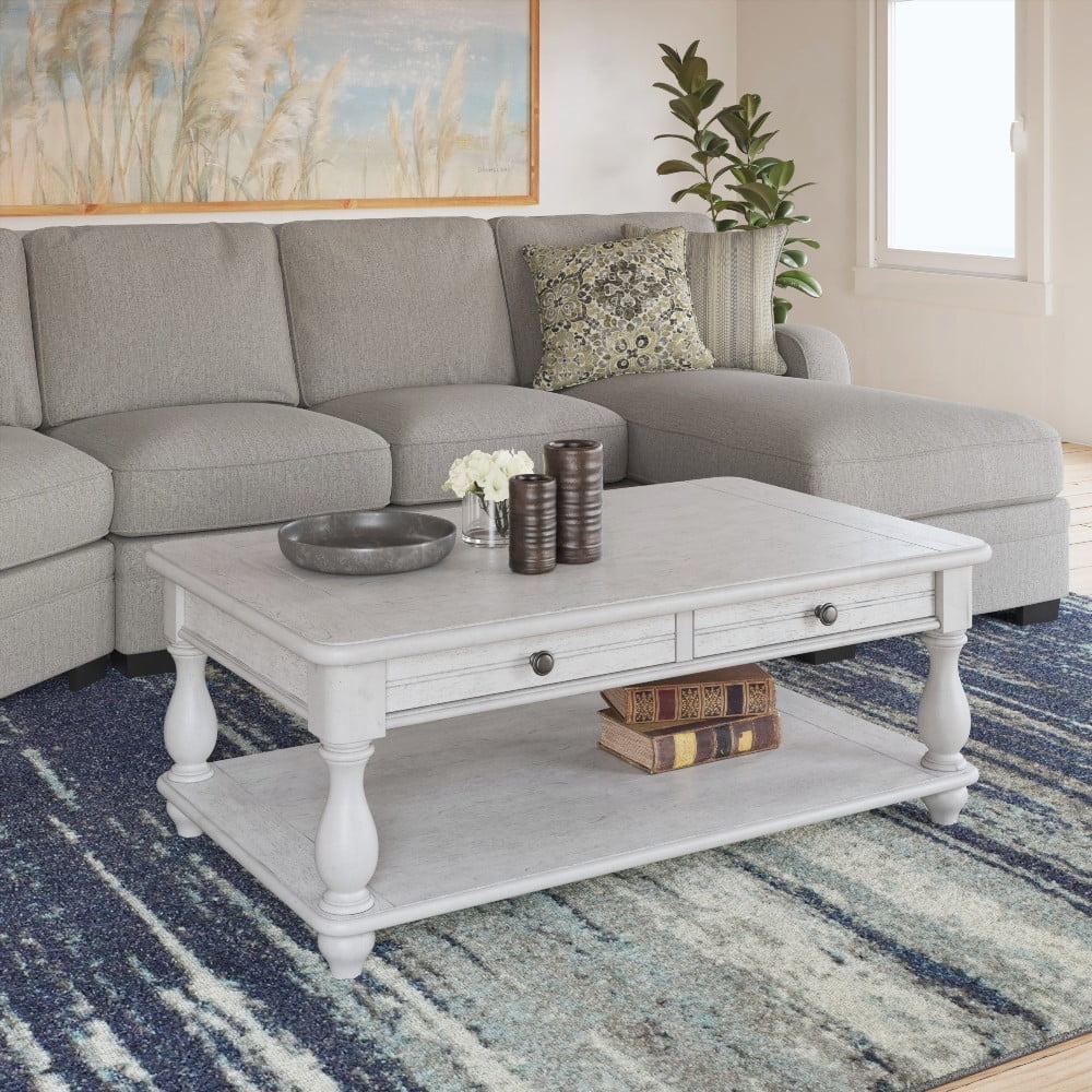 Gray Cocktail Table - Quick and Easy! Unpack, Assemble, and Enjoy ...