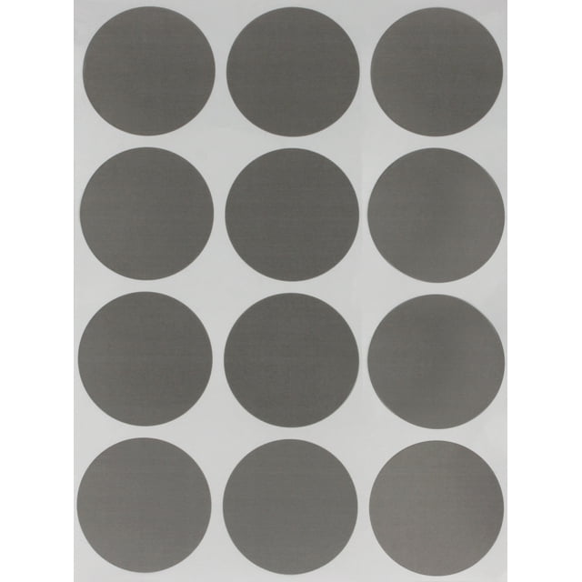 Gray Color-Coding Label Dots 38mm (1.5 inch) inch Round Labeling ...