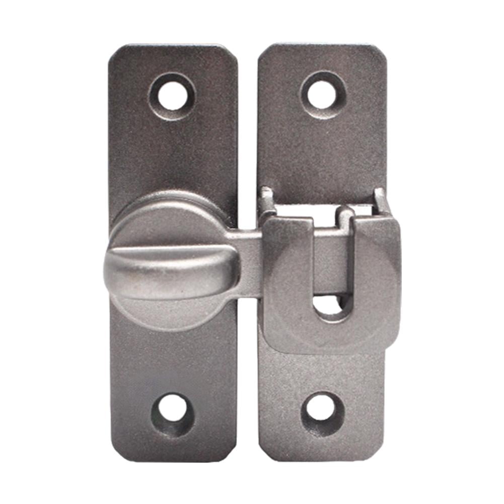 Gray (D) $ Punch-Free Door Buckle 90 Degree Sliding Door Lock Latch ...