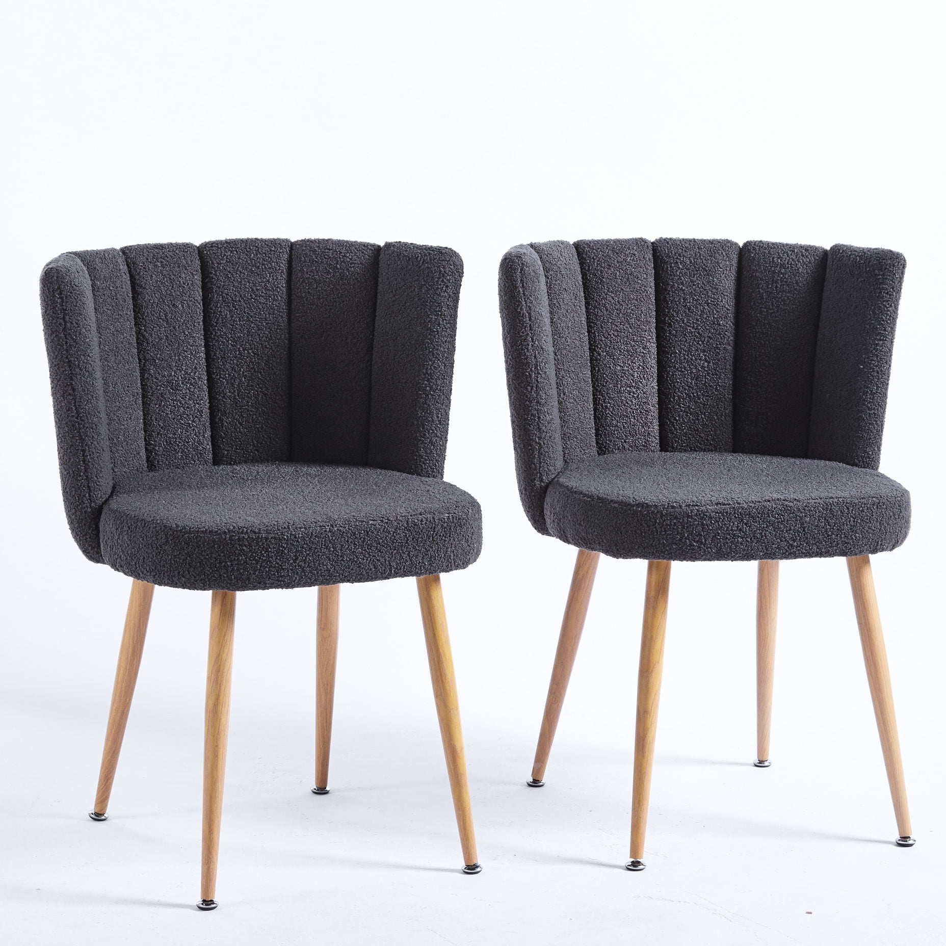 Gray Dining Chairs (Set of 2) | Ergonomic Design for Perfect Body Fit ...