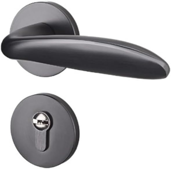 Gray Door Lock Indoor Household Split Door Lock Simple Bedroom Door ...