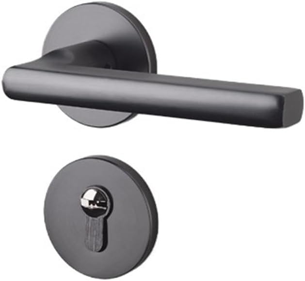 Gray Door Lock Indoor Household Split Door Lock Simple Bedroom Door ...