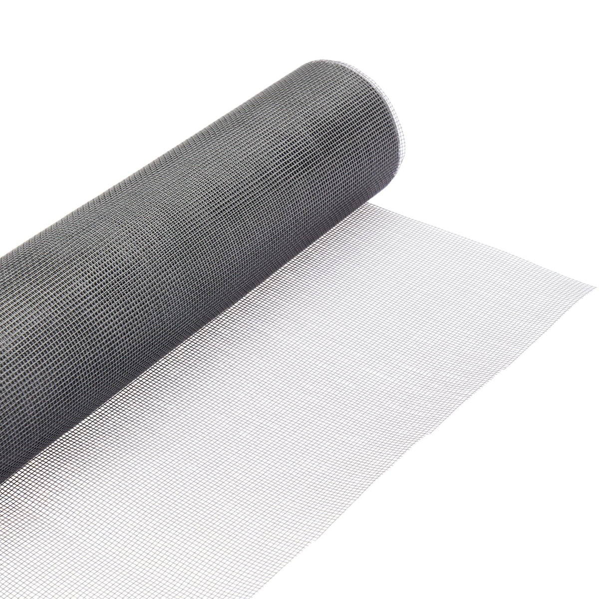 Gray Fiberglass Window Screen Mesh Replacement Roll for Patio and Doors ...