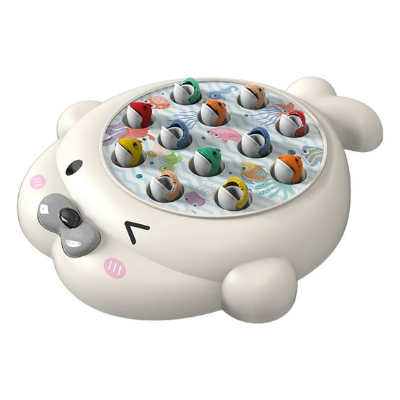 Gray Fishing Game Play Set For Kids Family Interactive Toy With ...