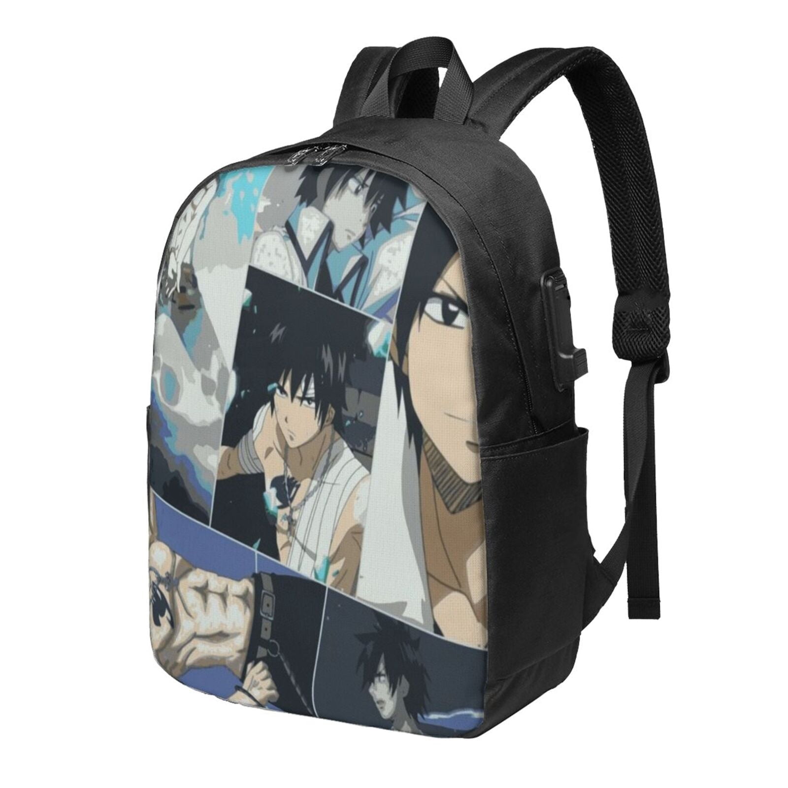 Gray Fullbuster Anime Backpack 3D Printed Travel Bags - Walmart.com