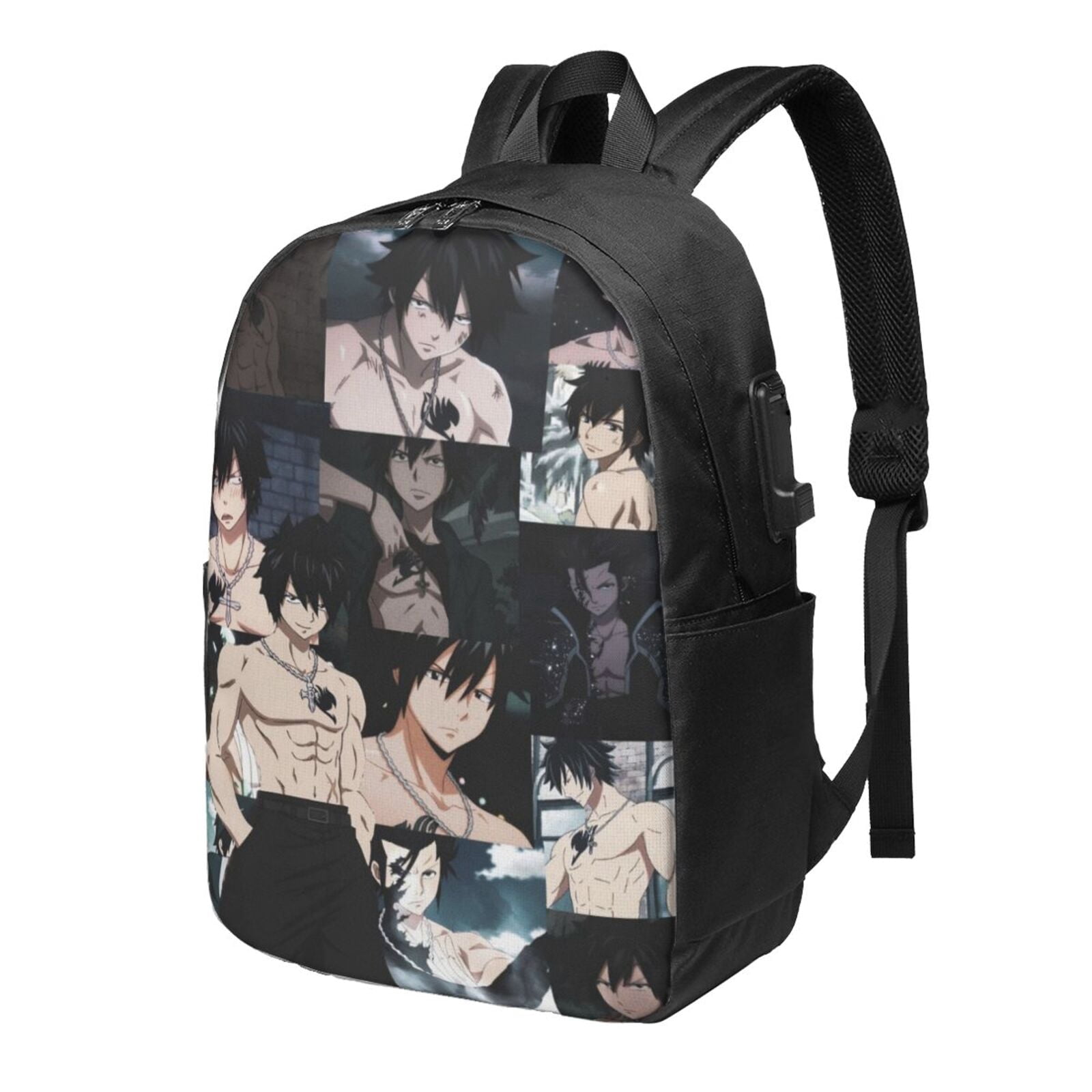 Gray Fullbuster Anime Backpack 3D Printed Travel Bags - Walmart.com