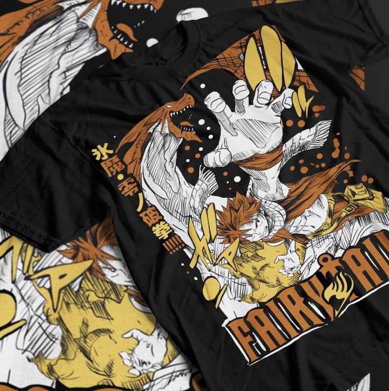 Gray Fullbuster, Gajeel Redfox, Fairy Tail Guild, Happy, Iron Dragon ...