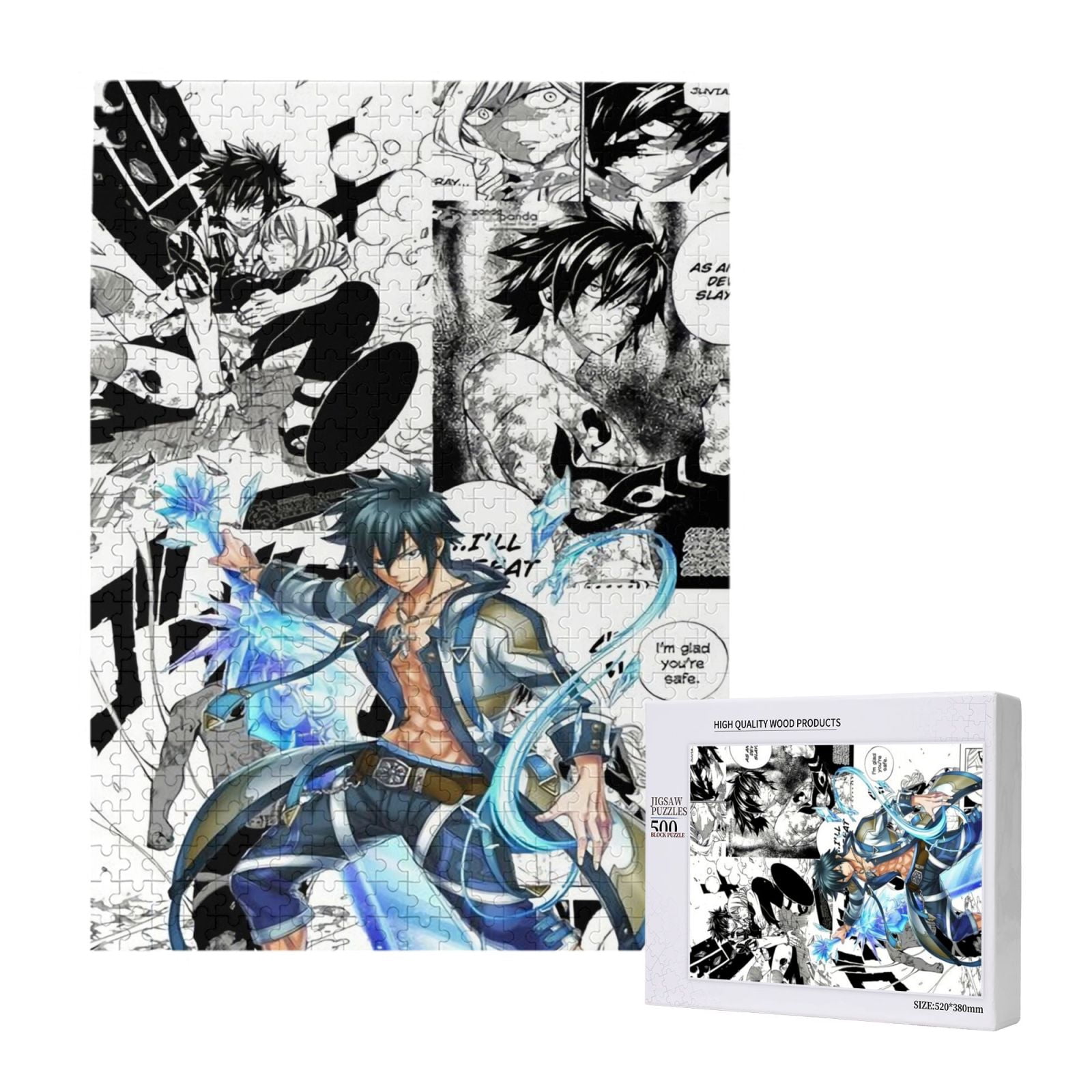 Gray Fullbuster Jigsaw Puzzle Interactive Brain Teaser Board Game for ...