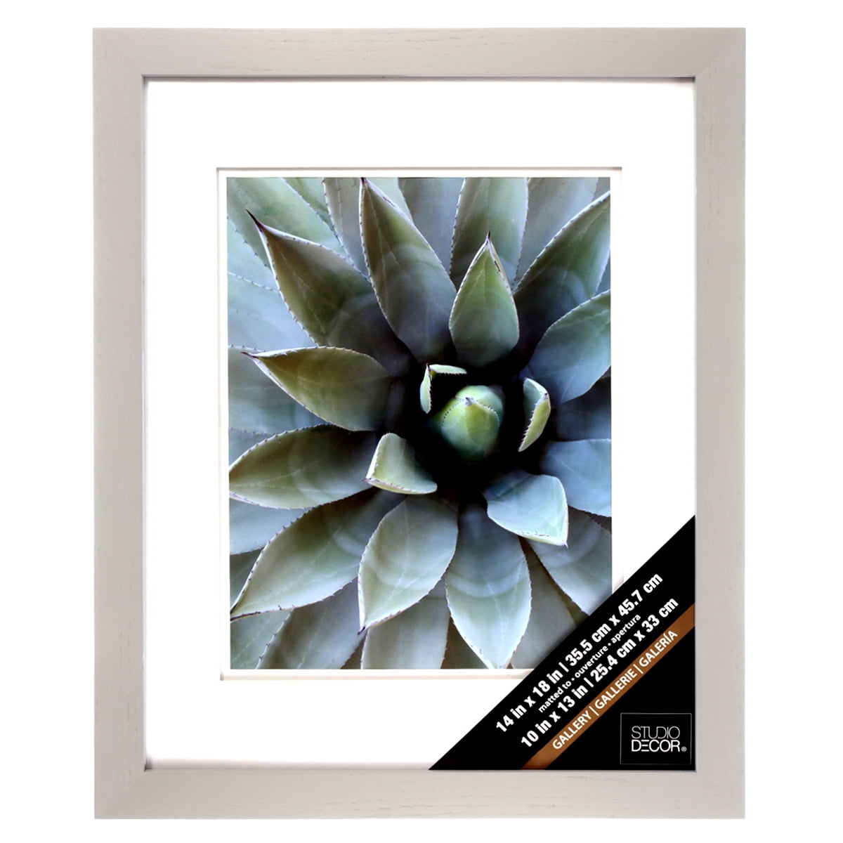 Gray Gallery Wall Frame with Double Mat by Studio Décor® - Walmart.com