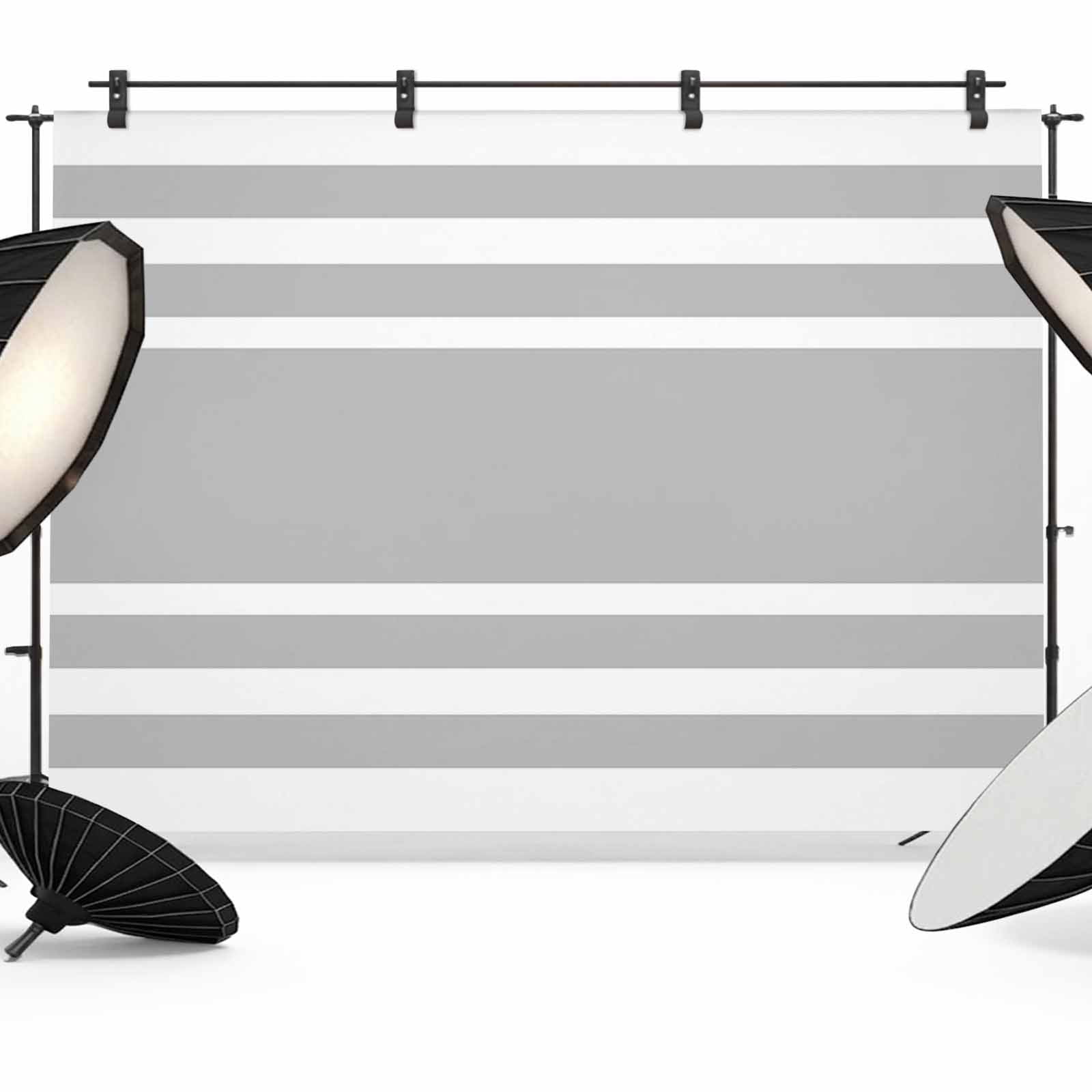 Gray Geometric Backdrop for Photography, Fringe Photo Backdrop Portrait ...
